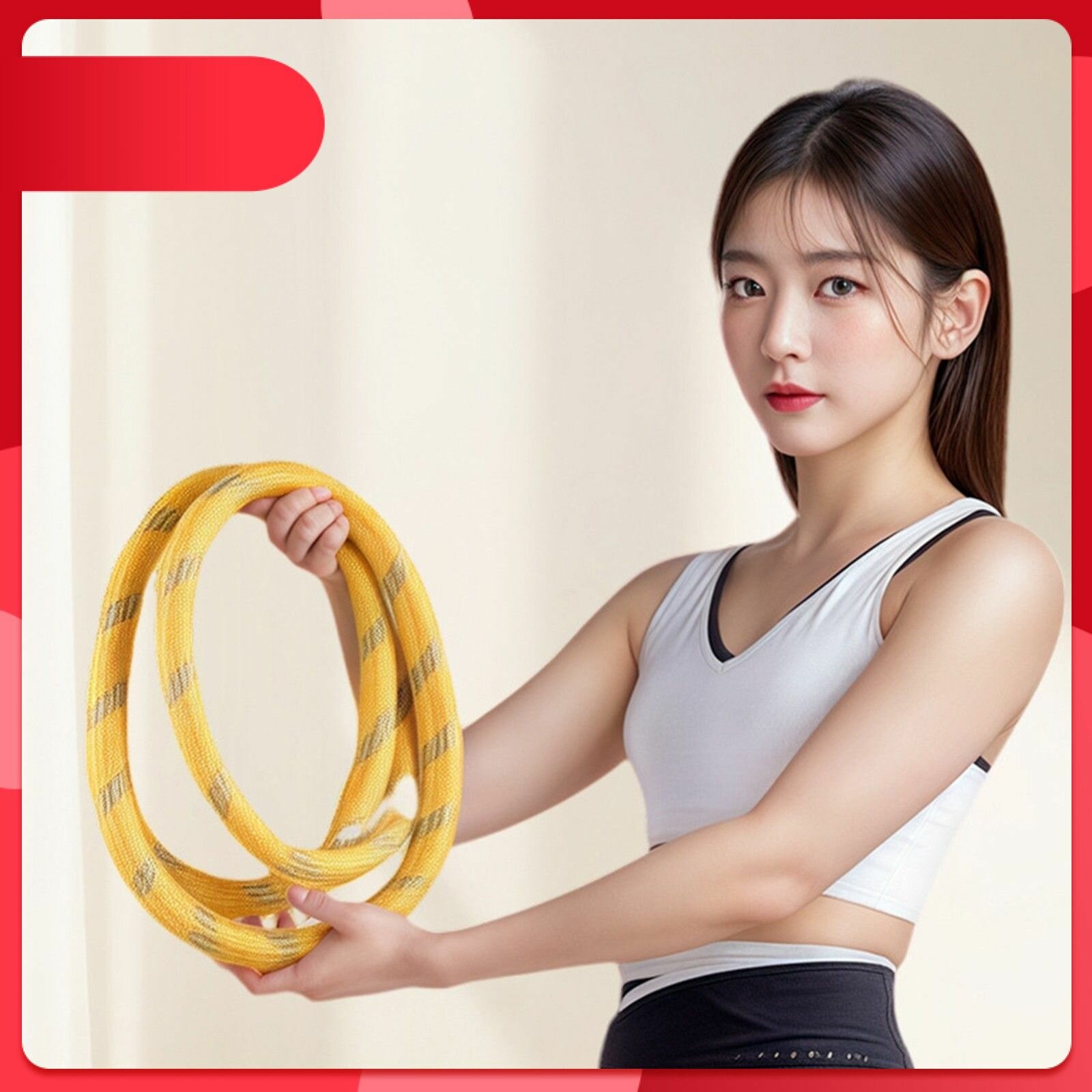 Эксклюзивный утяжеленный обруч для моделирования фигуры с мягкой защитой поясницы