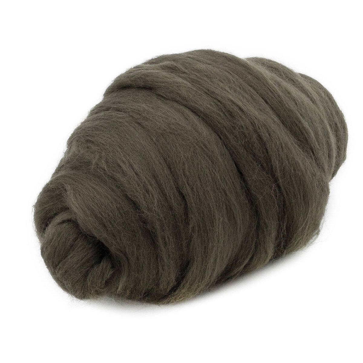 Шерсть для валяния мериносовая тонкая 100%, Пряжа из Троицка, 100 г (529 эвкалипт)