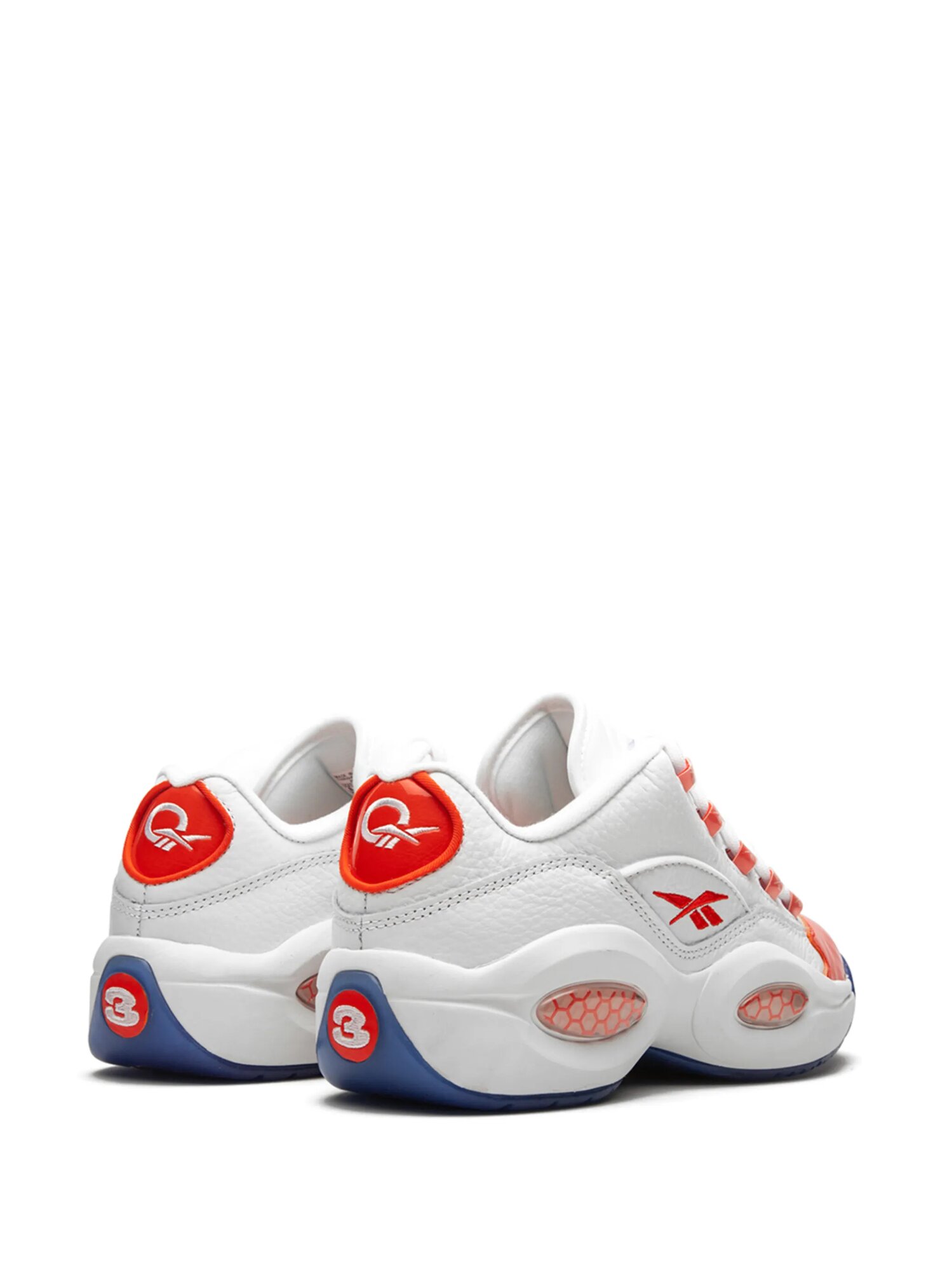 Кроссовки Reebok Question Low, размер 7,5 US, серебристый — фото 1