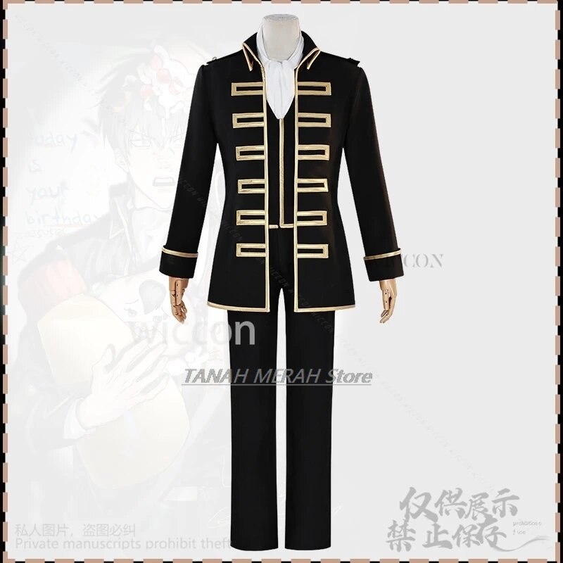 Gintama Okita Sogo Hijikata Toushirou Косплей костюм XXXL, suit