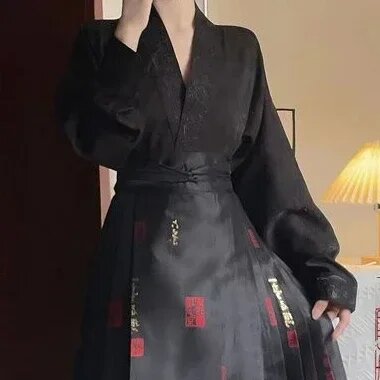 Белая женская ханьфу из полиэстера L, top2