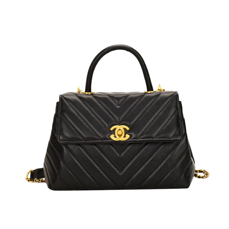 2026 Последние сумки, кросс-бордер 2025, новая мода, универсальная сумка через плечо для женщин, высококачественная сумка в стиле Chanel, стеганая сумка