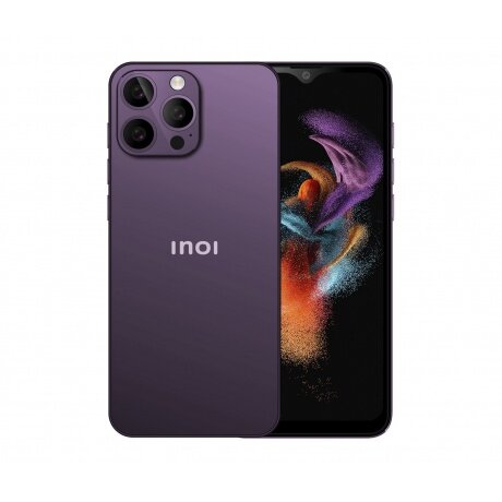 Смартфон INOI Note 13s, 5000 мА/ч, 128+4 Гб, Темный фиолетовый