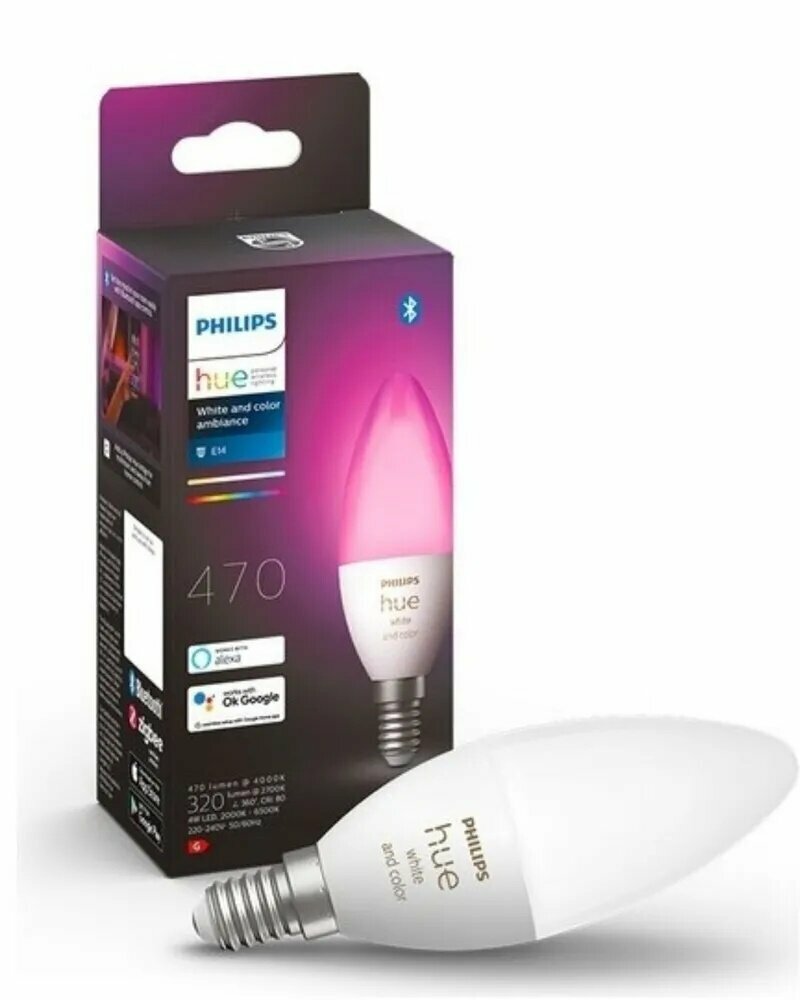 Philips Лампочка, Цоколь: E14, 11 Вт, Светодиодная, 1 шт.
