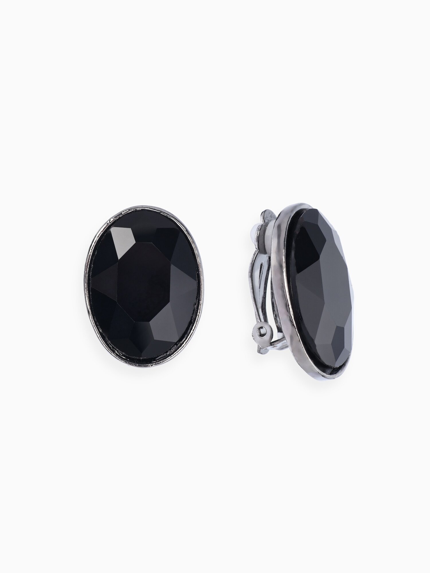 Серьги клипсы, стекло