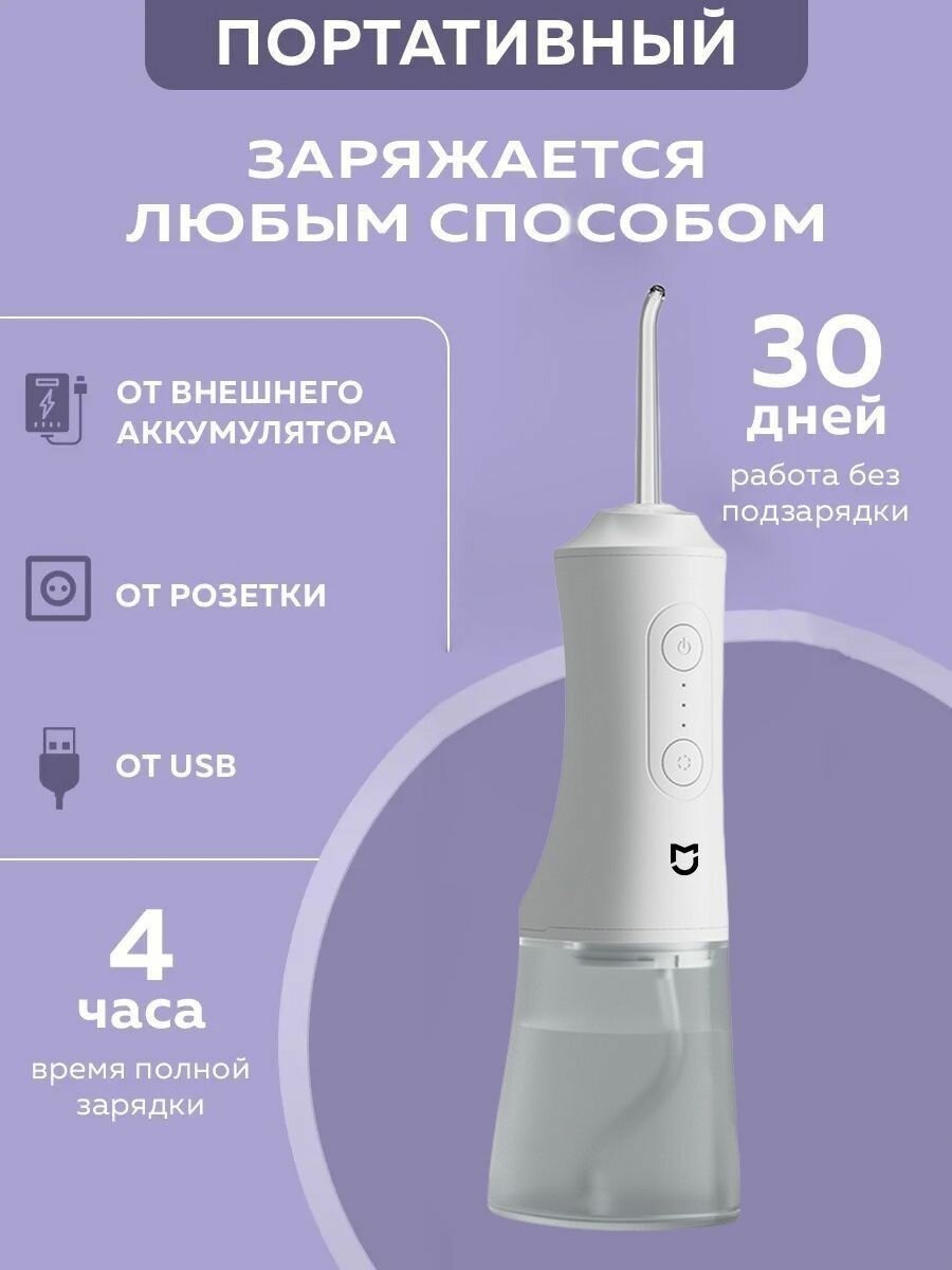 Ирригатор и электрическая зубная щетка от налета