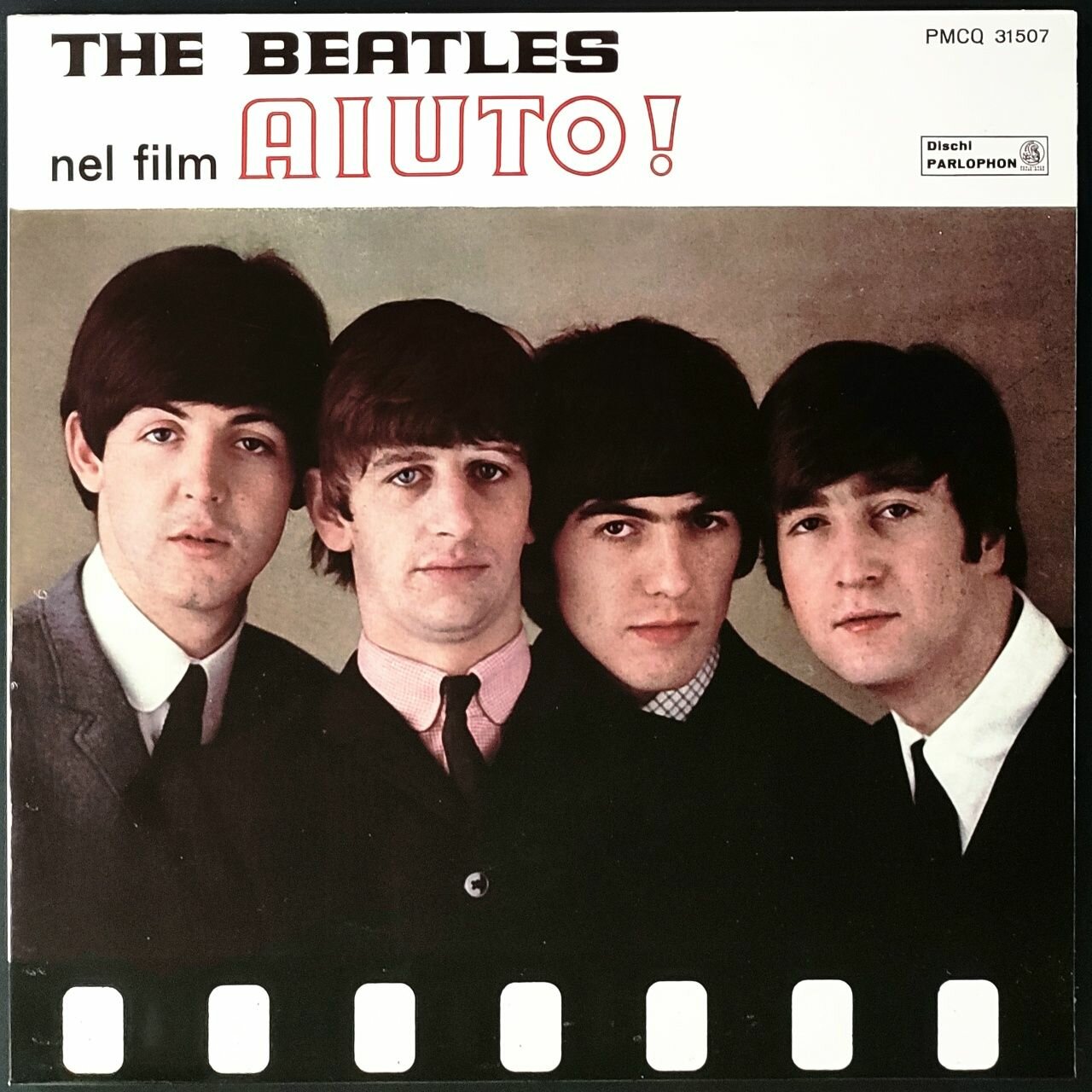 Виниловая пластинка The Beatles - Aiuto! (Help!) (LP, 2010, Parlophon) red, unofficial