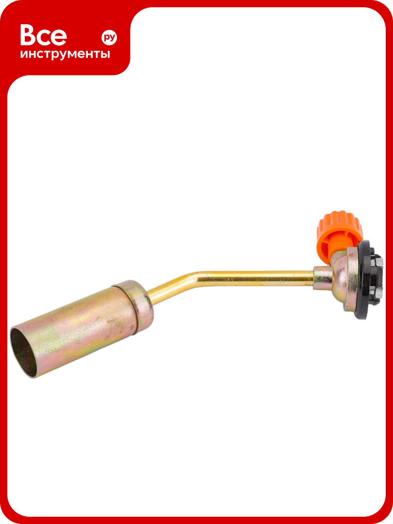 Газовая горелка Airline на цанговый баллон, ручной поджиг, 20х6,8х4 см AGT-01