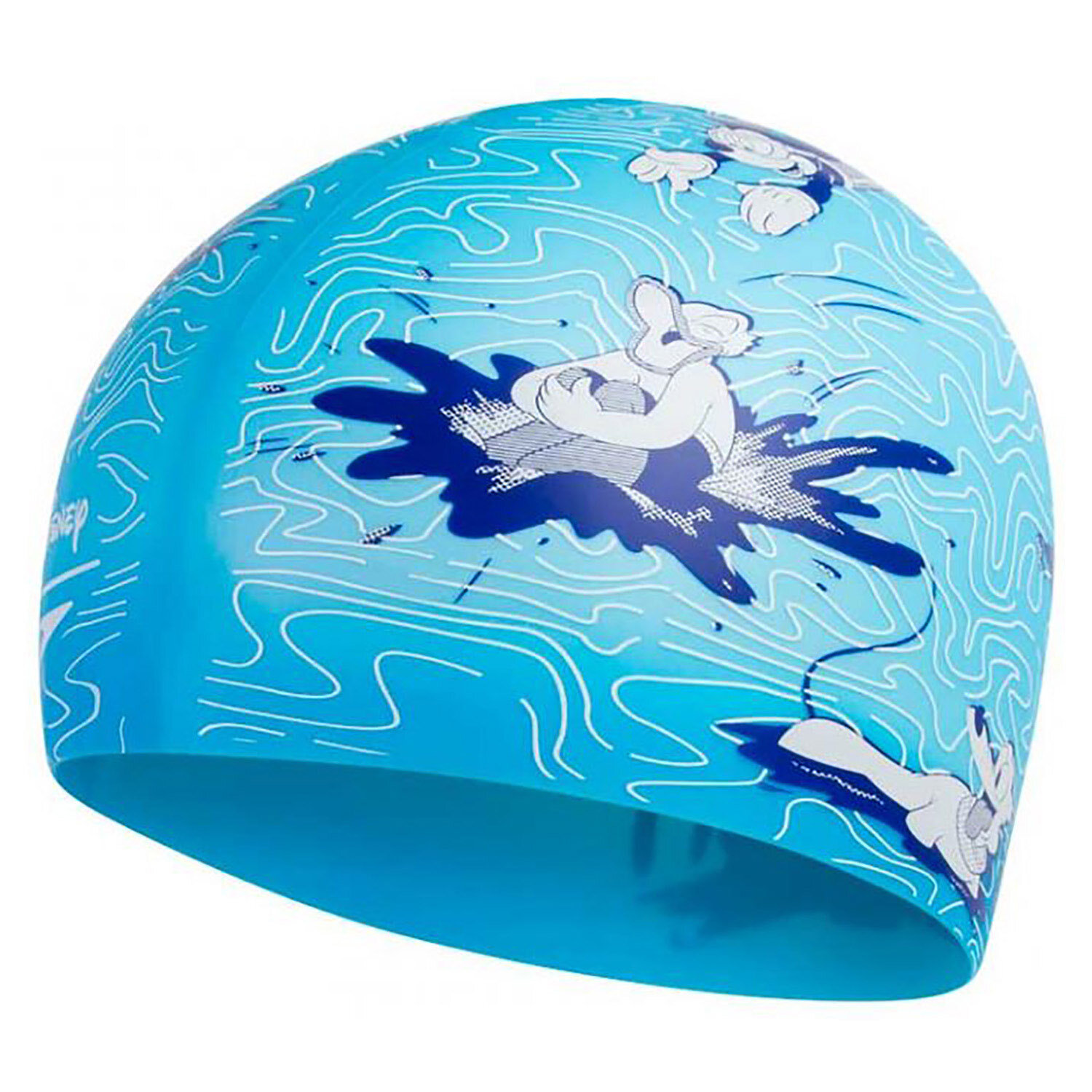 Шапочка для плавания Speedo Junior Slogan Swim Cap Mickey Mouse Light Blue/Assorted (см:53-58)