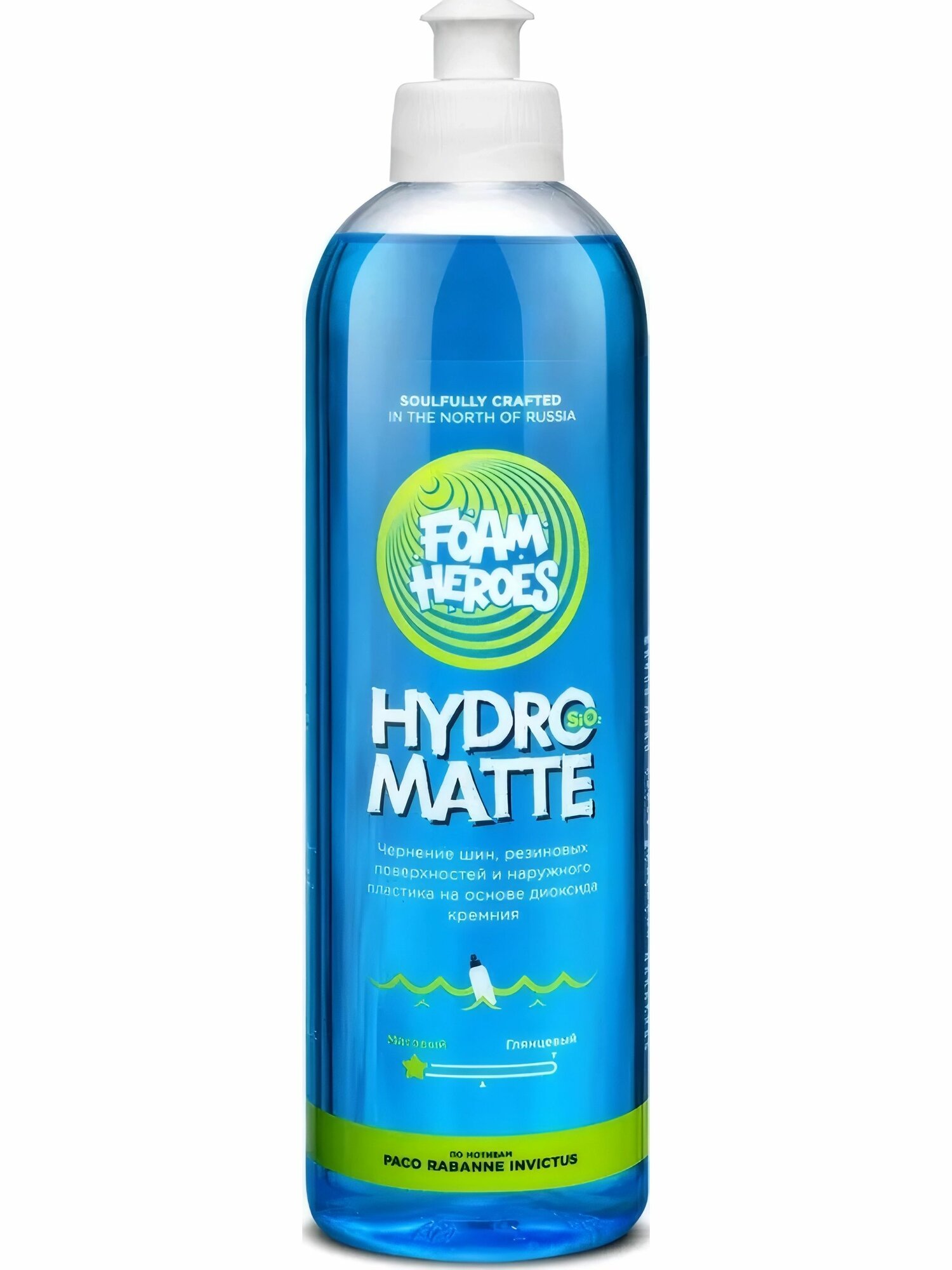 Чернитель шин и наружного пластика матовый Foam Heroes 500мл