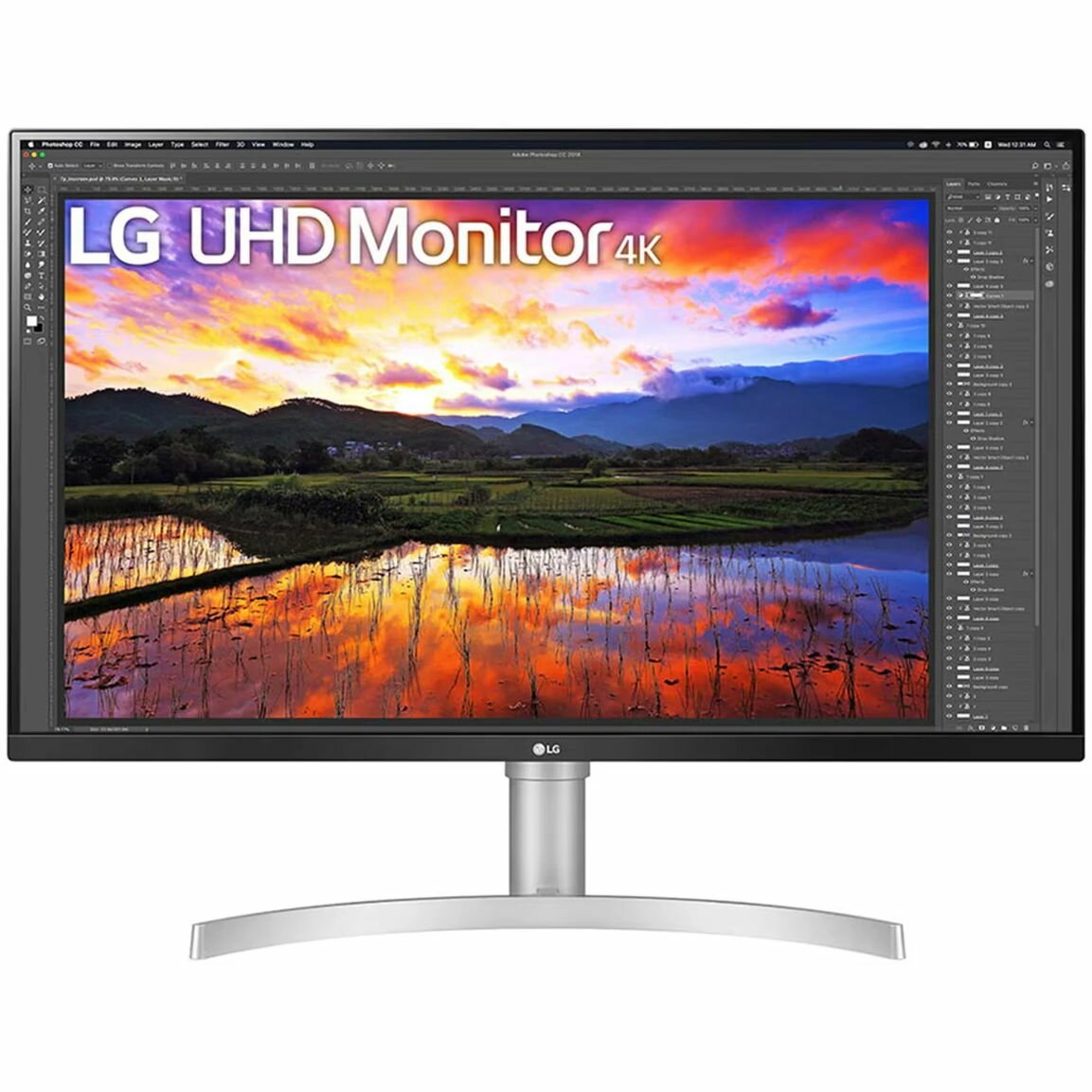 LG 31.5" Монитор 32UN650K-W, белый