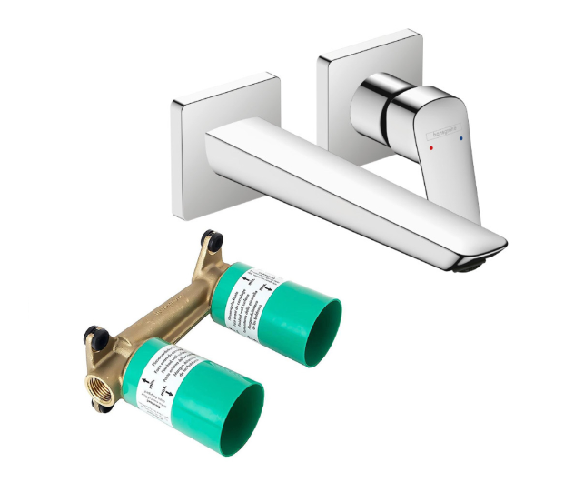 Смеситель для раковины Hansgrohe Logis Fine 71256000S (71256000+13622180) хром