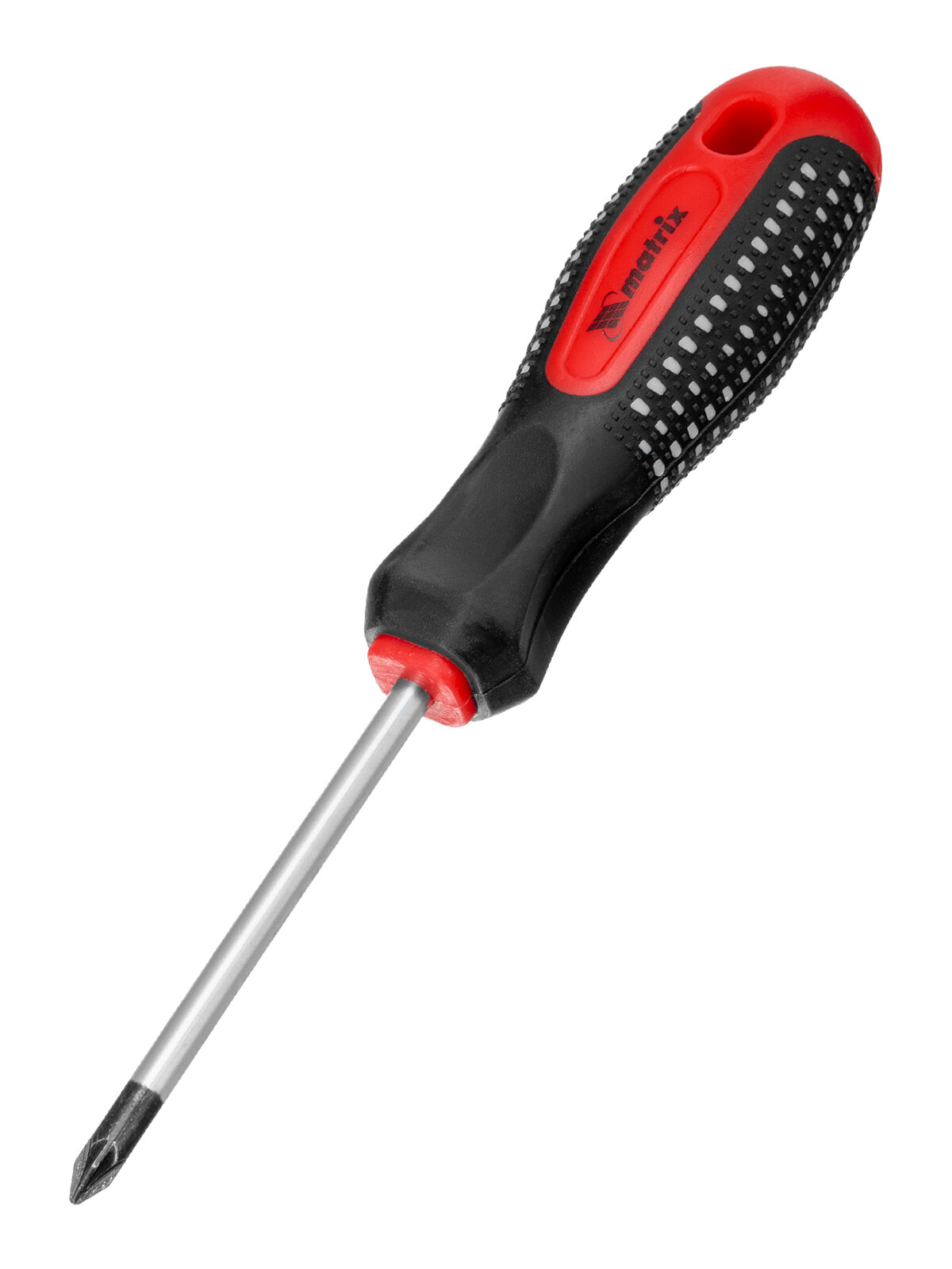 Отвертка Matrix Fusion PZ1 x 75 мм, CrV, 3-х компонентная рукоятка anti slip 11401