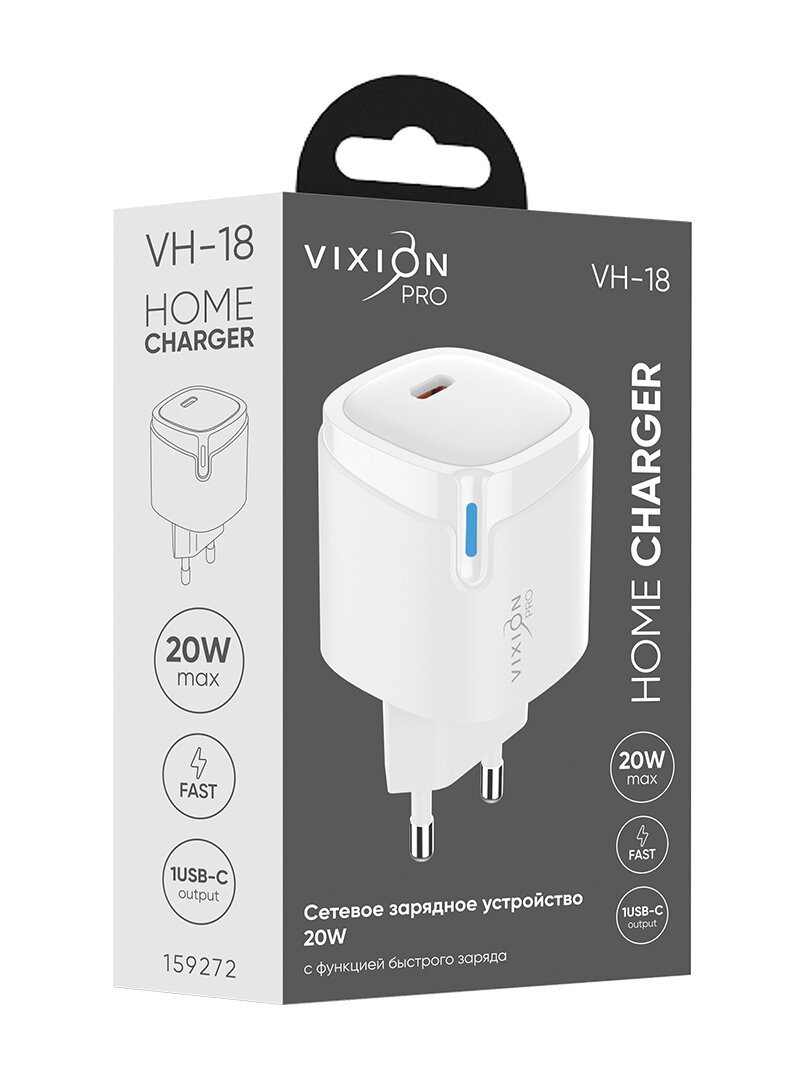 СЗУ VIXION PRO Type-C Power Delivery 20W