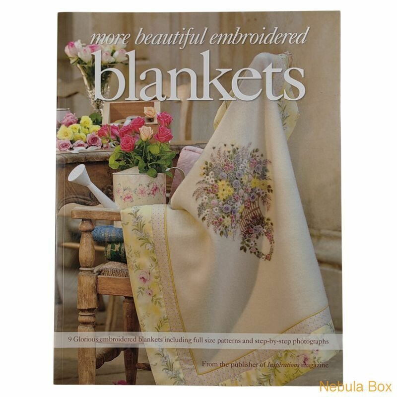 More beautiful embroidered blankets/ Изысканное вышитое одеяло с узором-учебником ручной работы DIY