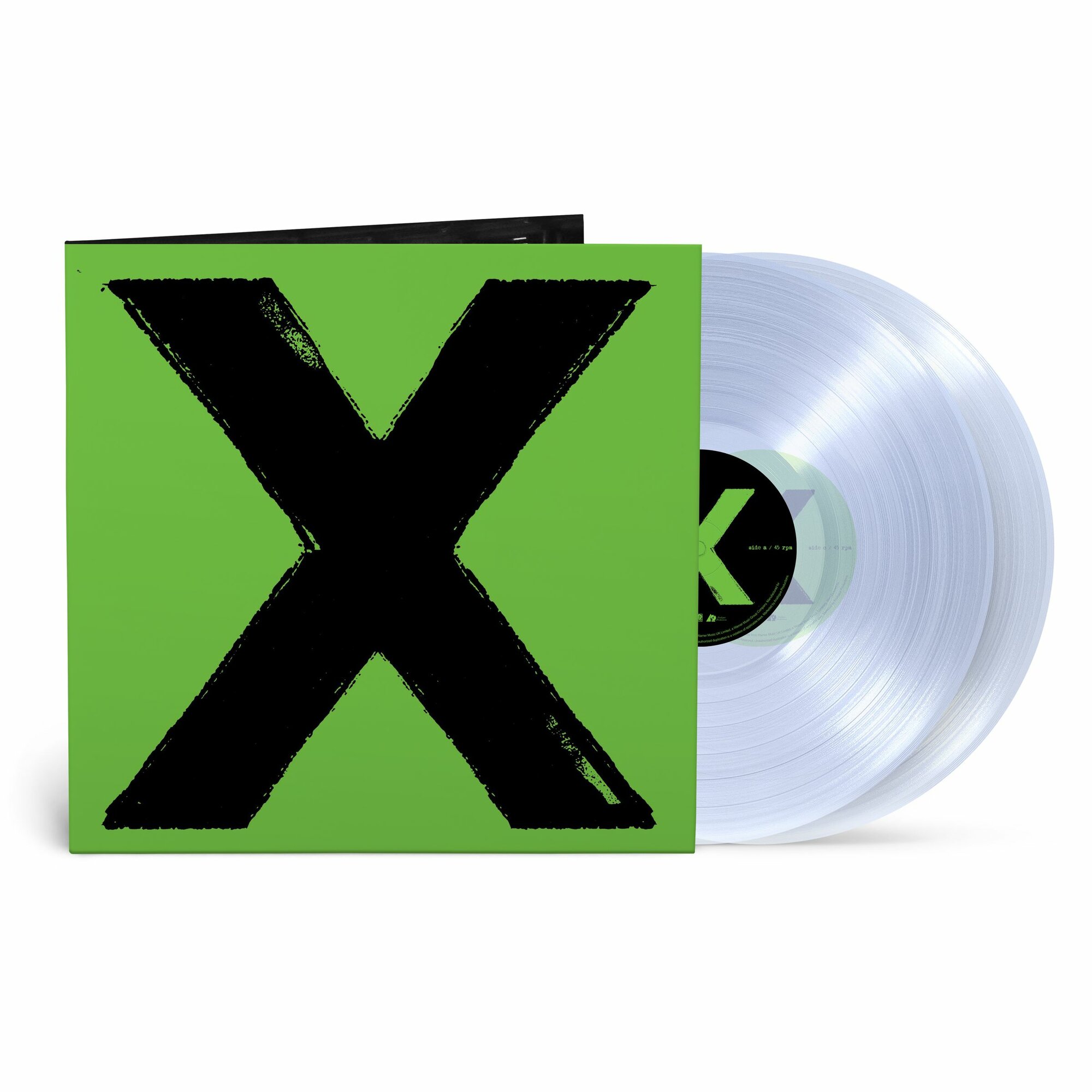 Виниловая пластинка Ed Sheeran - X (Limited Edition) (Clear Vinyl) (45 RPM) (2 LP) (2 LP)