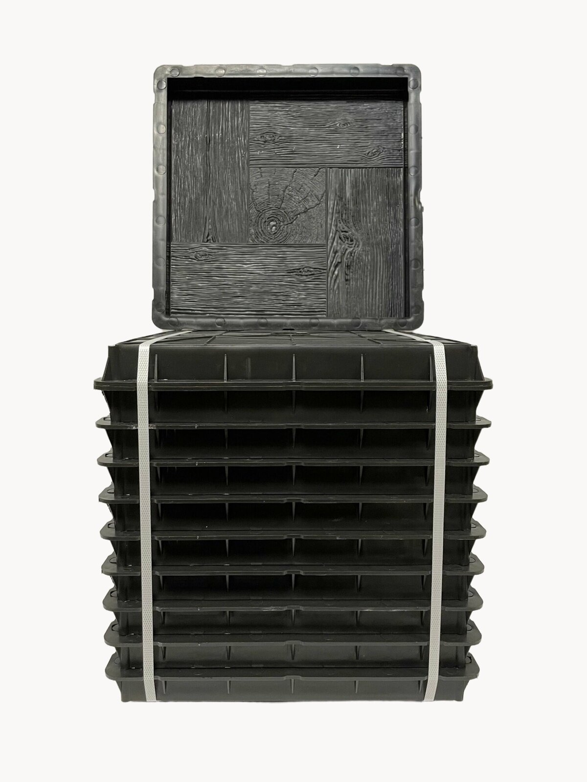 Форма для тротуарной плитки Калифорния дерево, 30х30х3 см. Набор 10 форм