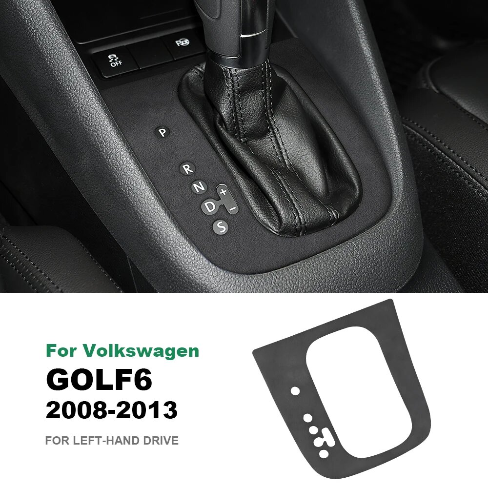 Накладка на коробку передач для VW Golf 6 2008-2013 LHD, Type B Blcak