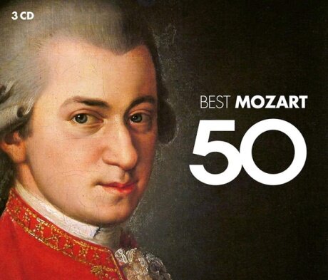 Компакт-Диски, Warner Classics, WOLFGANG AMADEUS MOZART - 50 Best Mozart (3CD)