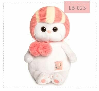 Мягкая Игрушка BudiBasa Кошечка Ли-Ли BABY в спортивной шапке (20см) (в подарочной коробке) LB-023,