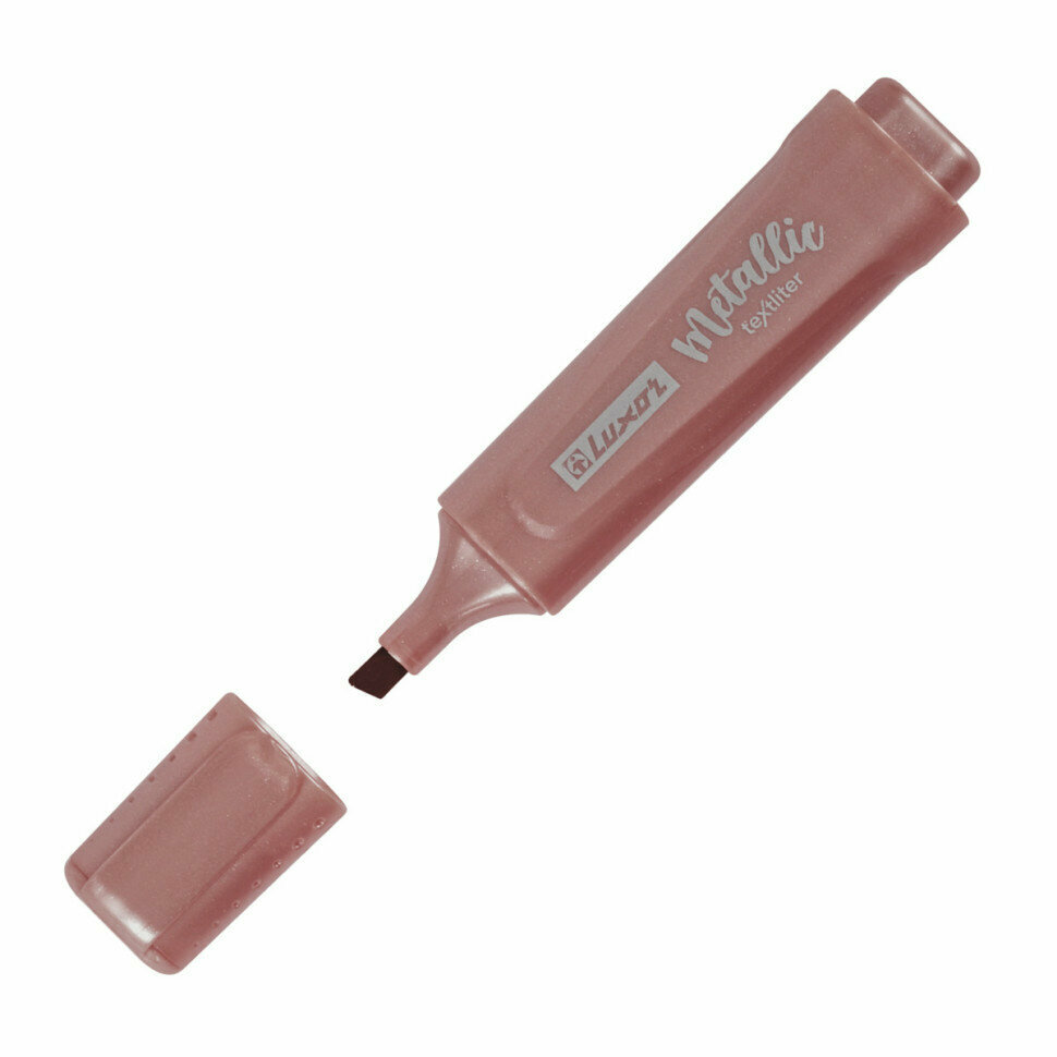 Текстовыделитель Luxor "Textliter Metallic" бронзовый, 1-5мм, 353210