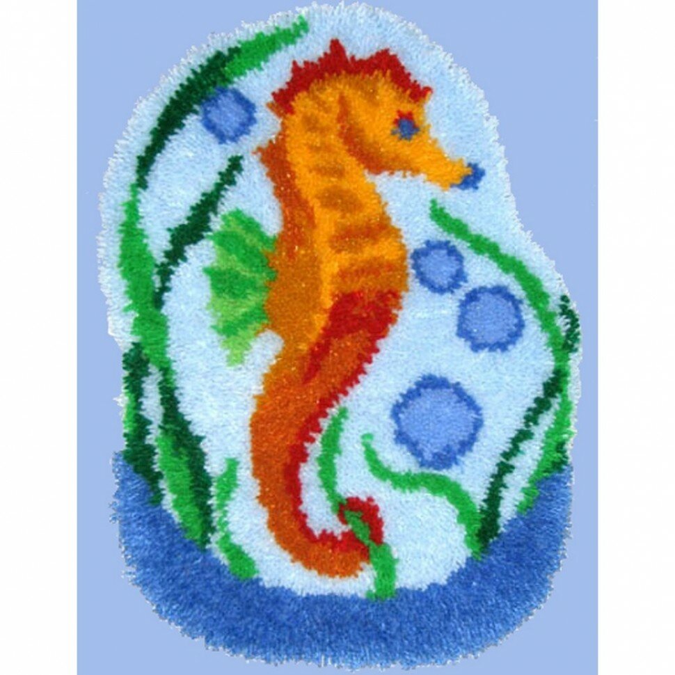 Набор - ковровая техника MCG Textiles #37760 Коврик "Морской конёк", 50.8 x 68.6 см