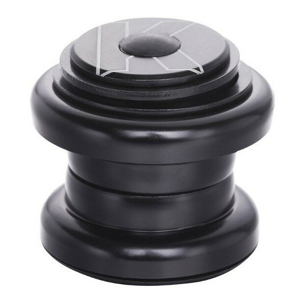 Рулевая колонка KENLI AM-B207, 1-1/8"х34х30, высота 26 мм, диаметр 25,4 мм, в комплекте с якорем, цвет черный.