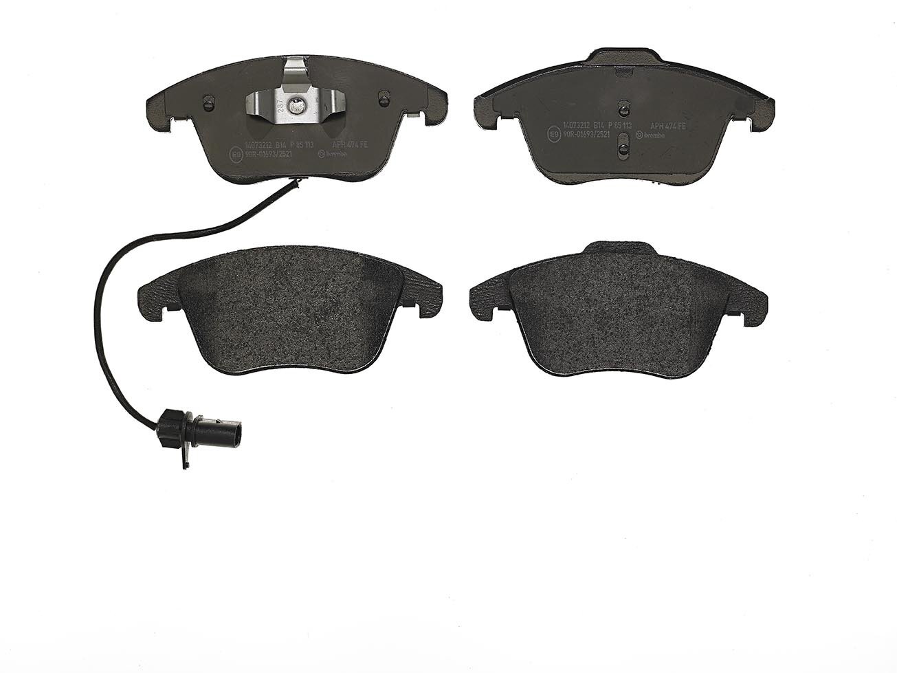 Колодки тормозные дисковые передн A4 8K2 , A4 Allroad 8KH , A4 Avant 8K5 , A5 8T , A5 Convertibl BREMBO P85113