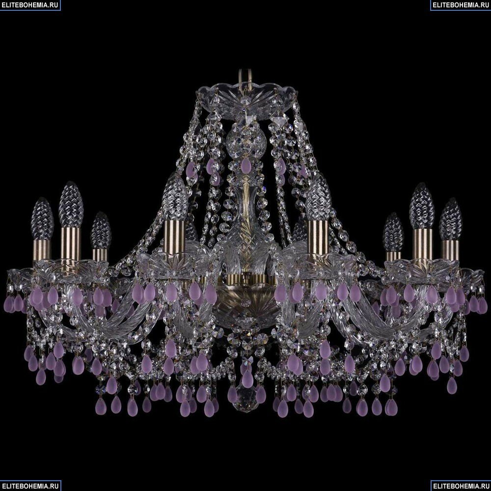 1410/10/240/Pa/V7010 Хрустальная подвесная люстра Bohemia Ivele Crystal