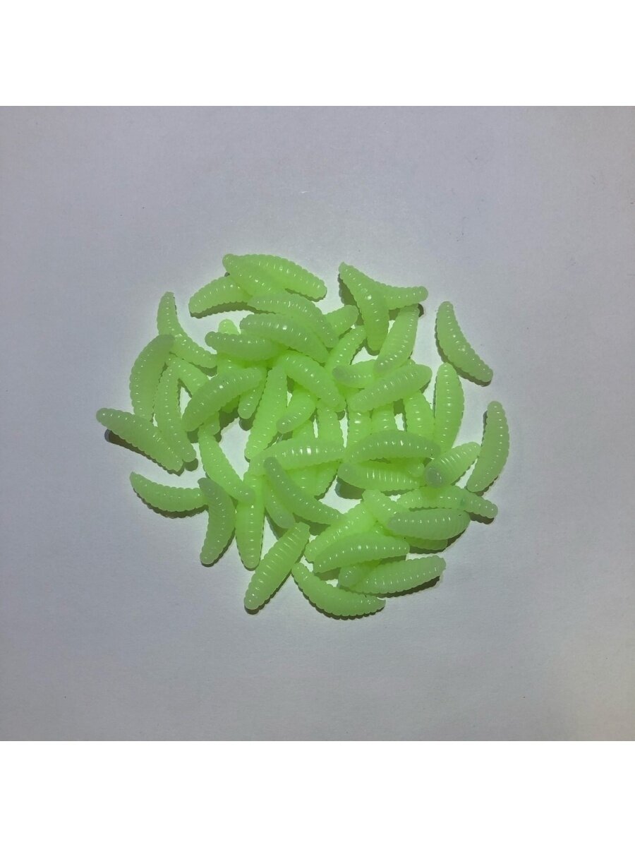 Личинки светонакопительные на форель