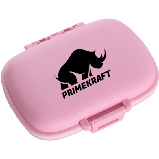 Таблетница Prime Kraft брендированная розовая