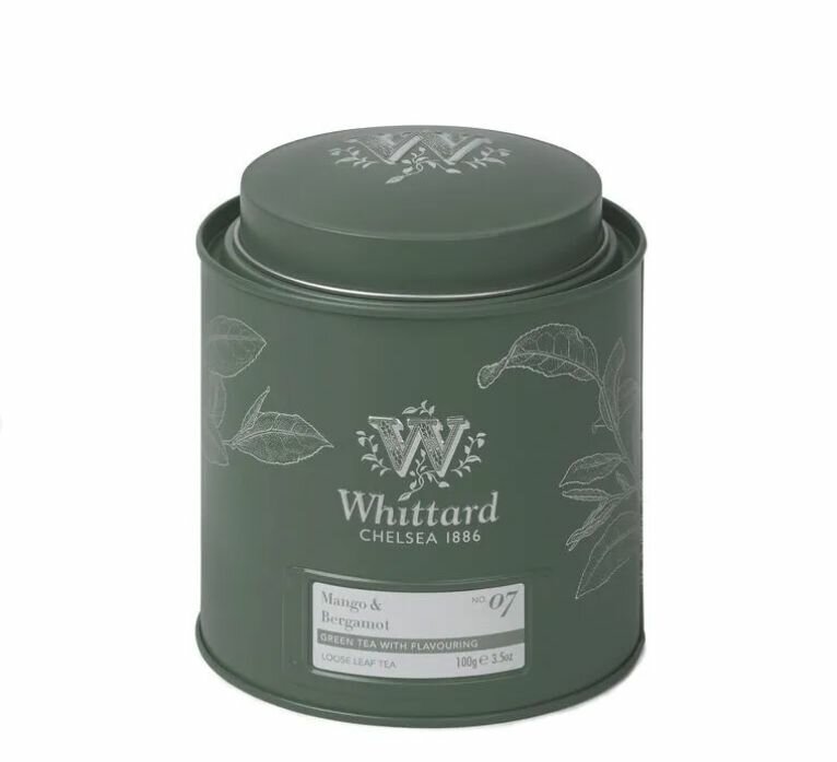 Листовой чай Whittard Chelsea 1886 с манго и бергамотом, 3 x 100г