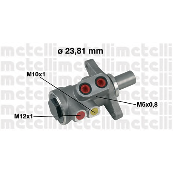 METELLI 05-0448 (1146127 / 1430782 / DDY24340Z) цилиндр тормозной главный
