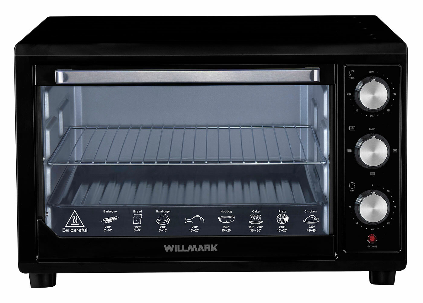 Мини-печь Willmark WO-503B, черный