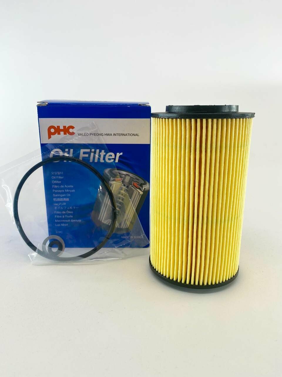 Фильтр масляный VALEO PHC KIA Sorento / Opirus / Hyundai Grandeur/ Sonata NF (3.3/3.8 бензин) / Соренто / Соната элемент 263203C100