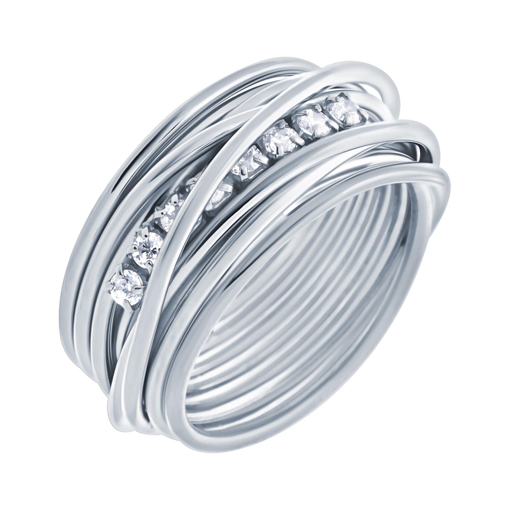 Кольцо, серебро, 925 проба