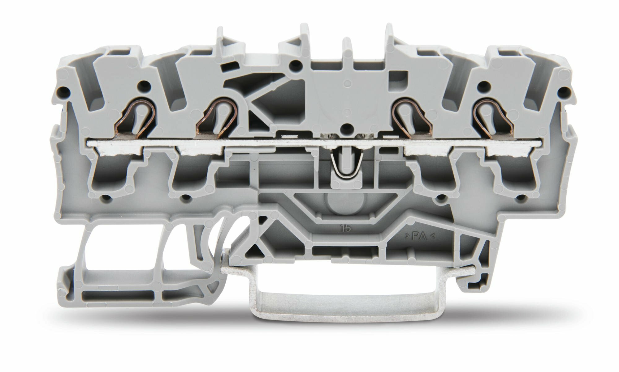 Пластина торцевая и промежуточная 4-проводная на DIN рейку | код. 2002-1491 | WAGO ( упак.5 шт.)