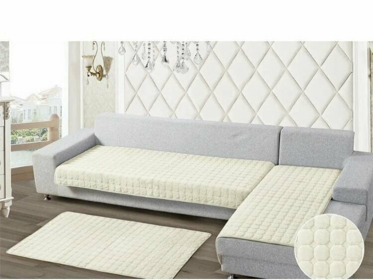 Дивандеки 210х90 и 160*90 накидка на угловой диван