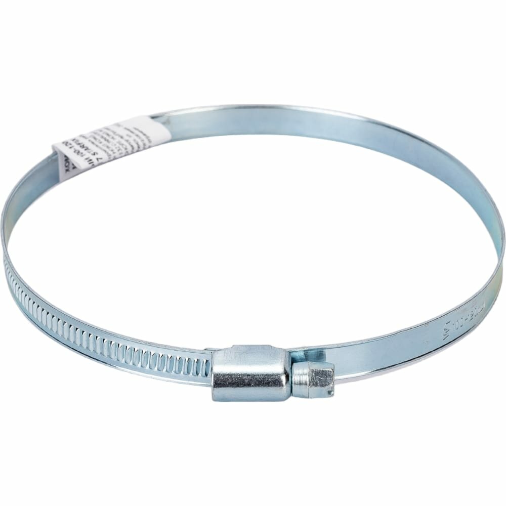 Червячный хомут STARFIX 100-120 мм, цинк, DIN 3017 SMP-85880-1, для надежной фиксации шлангов