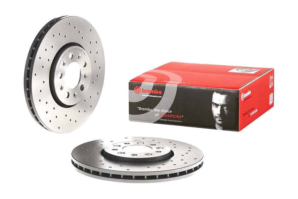 BREMBO 09.7010.2X (0970102X / 1J0615301 / 1J0615301C) диск тормозной Audi (Ауди) a1 (8x1, 8xk) 05 / 10-09 / 19 /