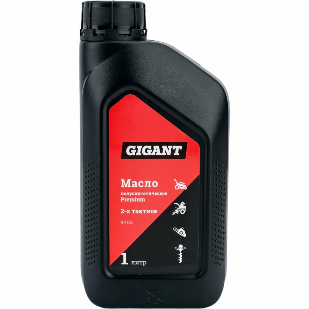 Масло полусинтетическое Premium 2-х тактное 1 л Gigant G-0402, Маркировка
