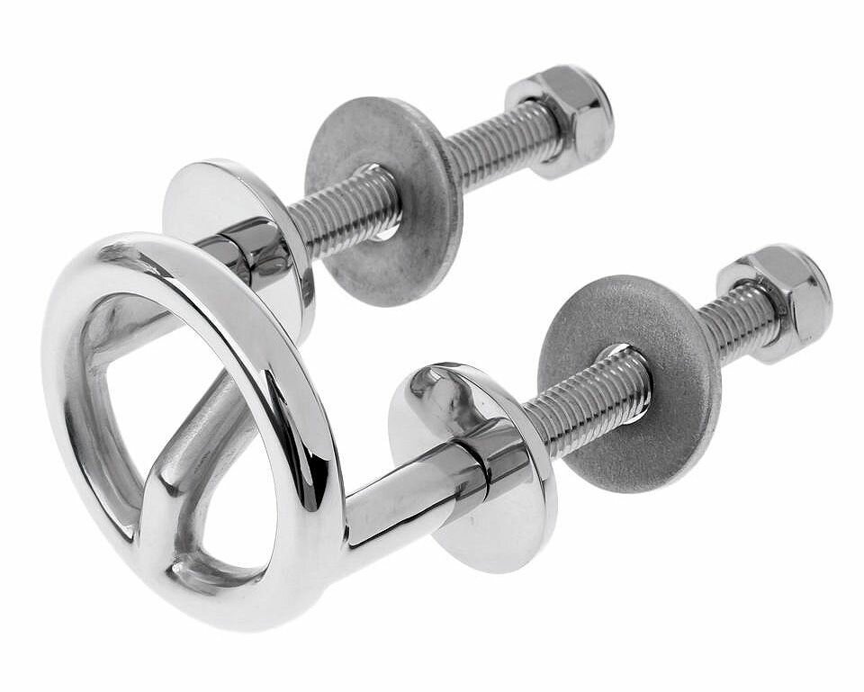 Рым для буксировки воднолыжника и водных аттракционов 76 мм, нержавеющая сталь (10250669)