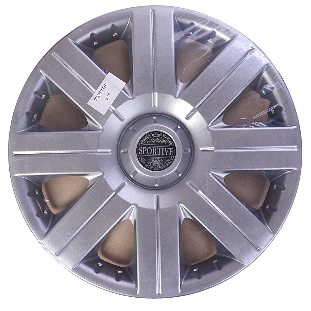 Колпак колеса R-13 серый спортив комплект 4шт.