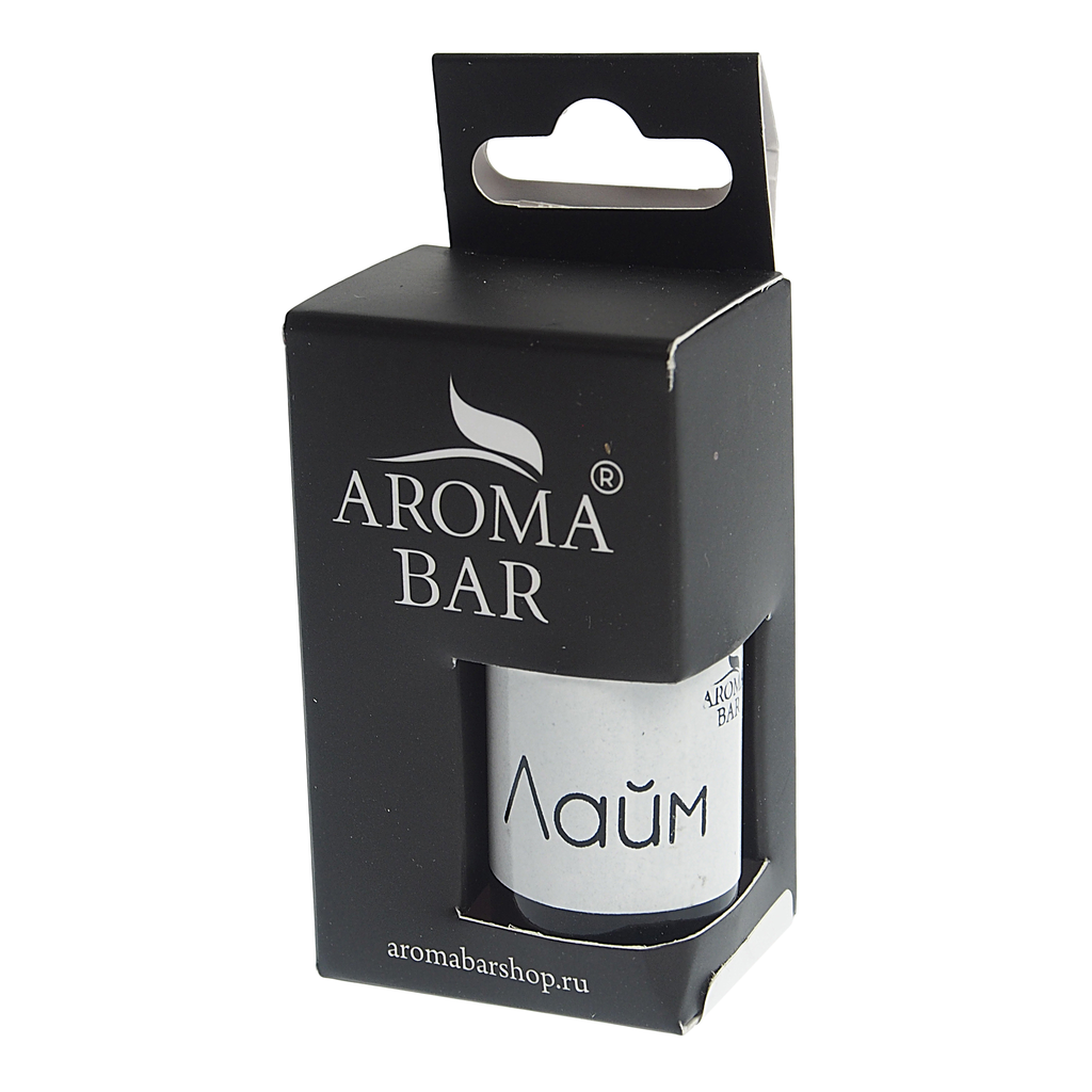 Ароматизатор масляный (лайм) 10мл в крафтовой коробке AROMA BAR