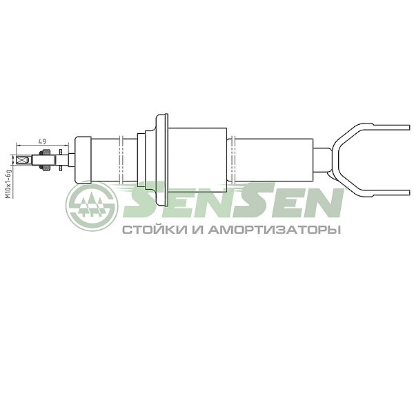 SENSEN 32120198 амортизатор подвески