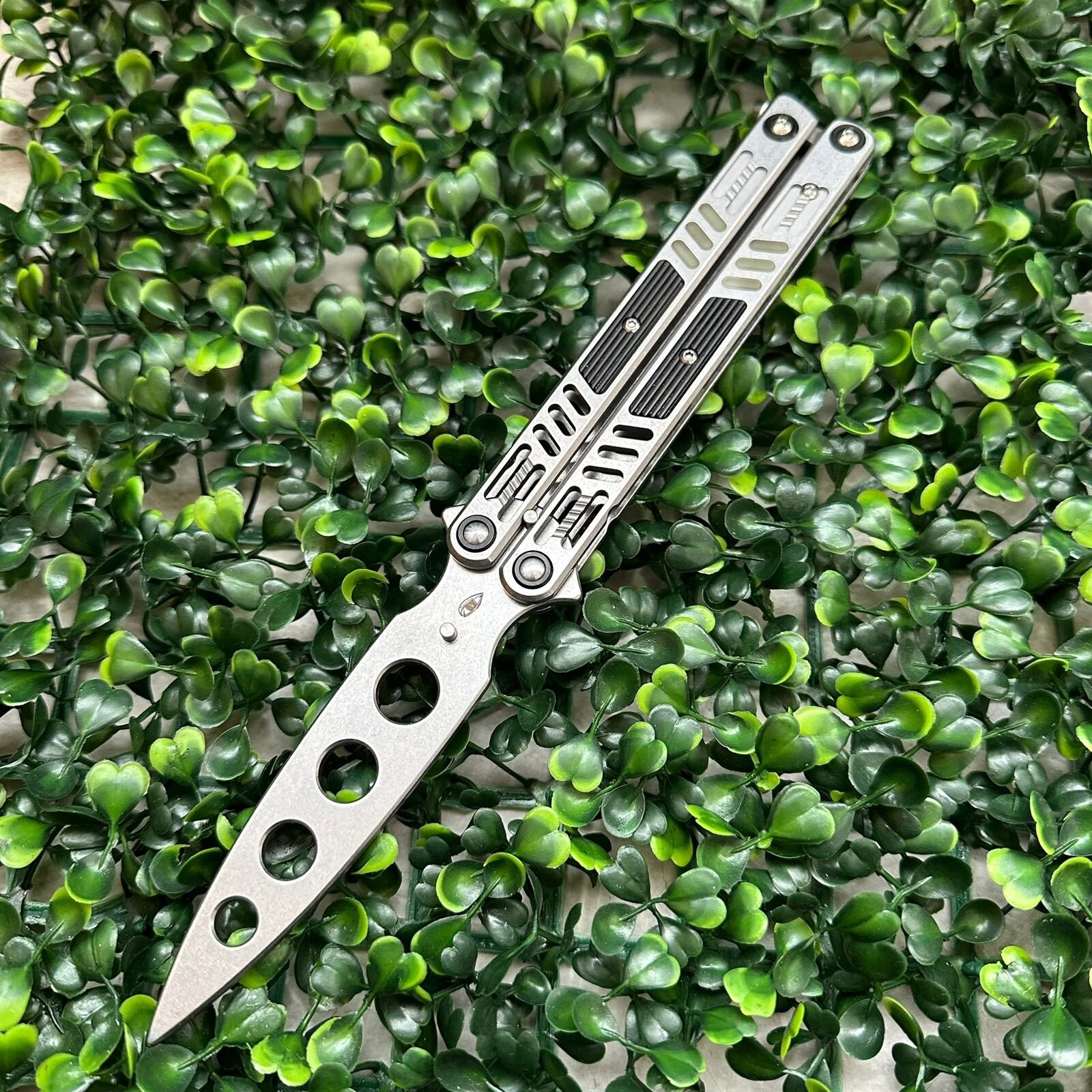 Нож-бабочка тренировочная REPTILIAN Стикс-04 сталь D2, Вес: 169гр