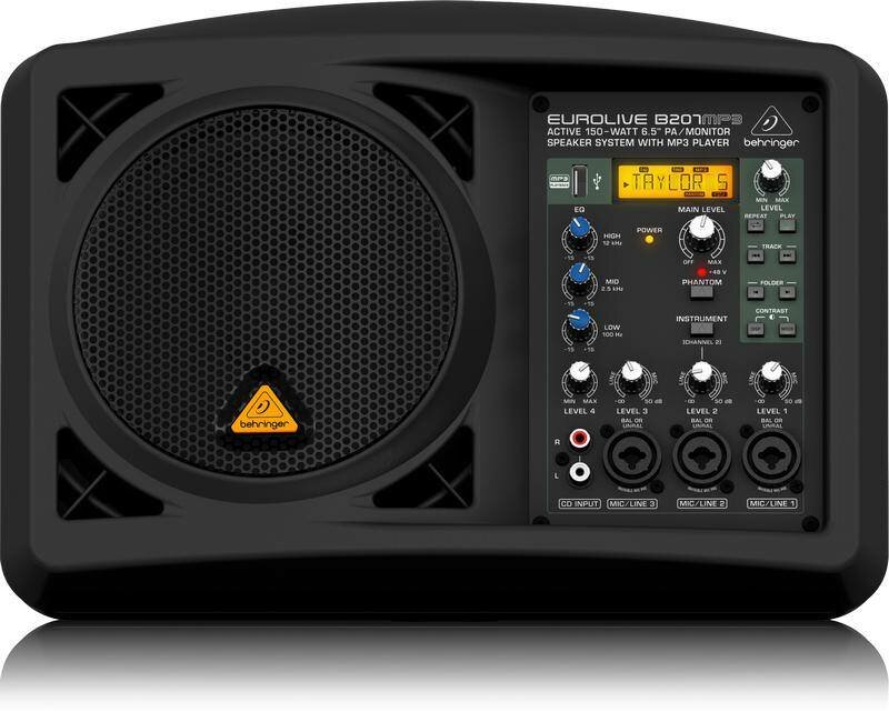 Комплект BEHRINGER Eurolive B207MP3, 1 колонкашт, black