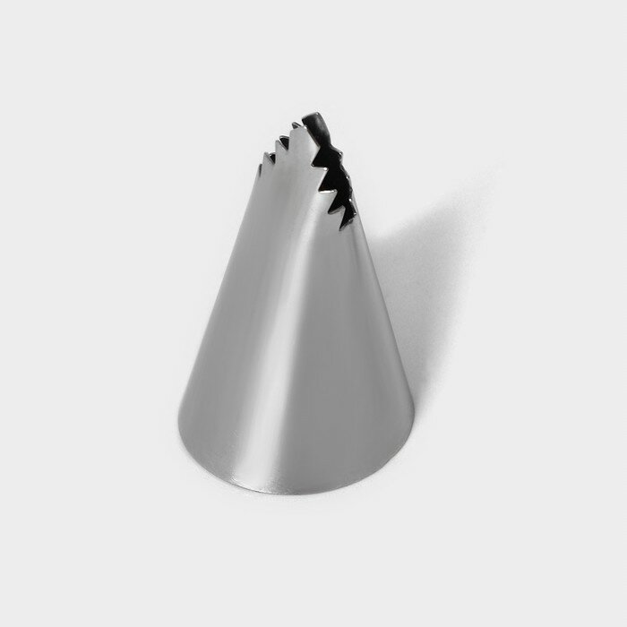 Насадка кондитерская, d=2,5 см, выход 1,5 см, нержавеющая сталь, 4488639