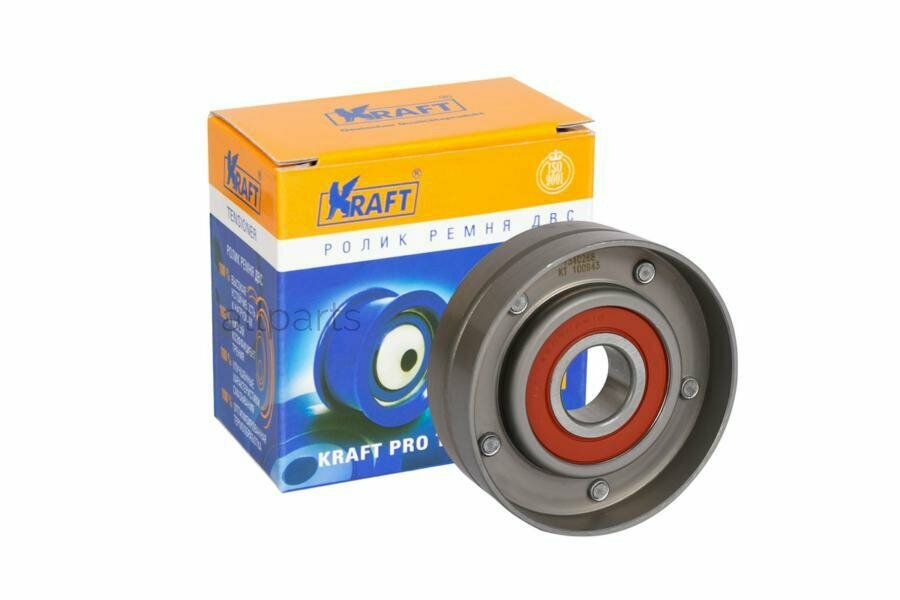 KRAFT KT100943 ролик ремня приводного CHEVROLET AVEO 96- 1.4 натяжной