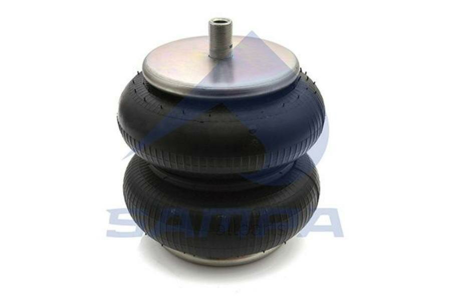 SAMPA SP552202P10 пневмоподушка в сборе! верх 1шп. М24/16x1.5 низ 2шп. М10x2.5\MB Actros/Axor